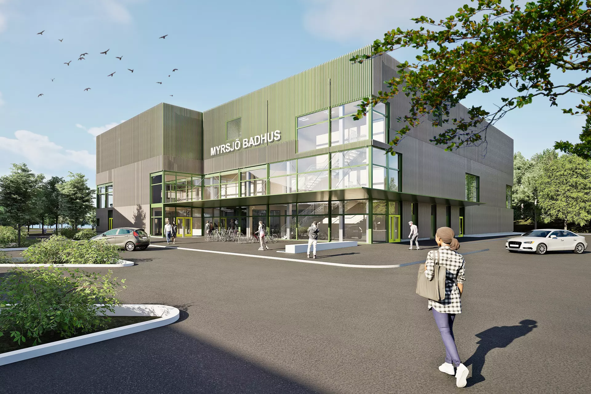 Swimming facility in Myrsjö - Hemsö In English